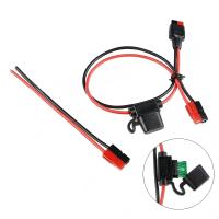 China Anderson Connector Fused Power Cable Harness 14AWG 50A Inline Waterproof Fuse Holder for Solar Battery Energy Storage for sale