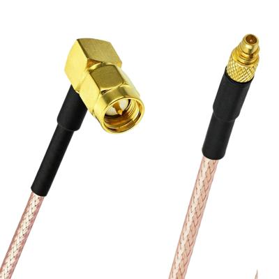 China Custom Length SMA Right-Angle Male RG316 Flexible RF Coaxial Cable Assembly for UAV for sale