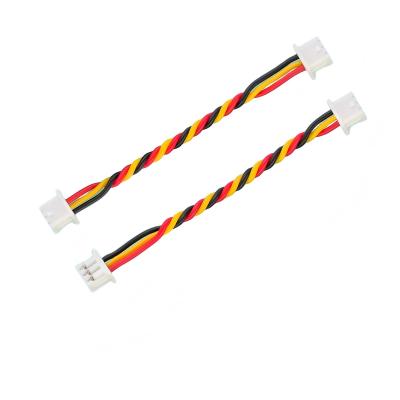 China MX1.25mm 3-Pin Twisted Pair Wire Harness for Drone Flight Controllers 26-30 AWG for sale
