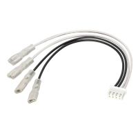 China 4Pin XH2.54 to 6.3mm Spade Terminal Wiring Harness for Fan Motor Home Appliance Custom OEM for sale