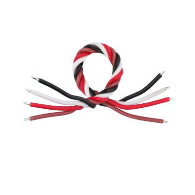China Custom 4-Conductor Twisted Pair Signal Wire 22AWG for Drone FPV Quadcopter UL Certified Factory for sale