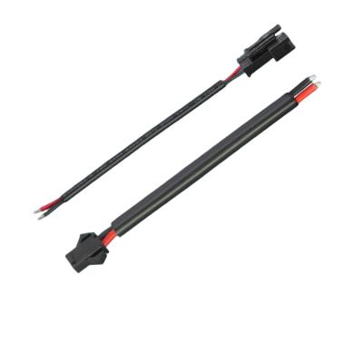China SM2.54 2P Male to Female Connector Cable Assembly 24AWG 10cm for Drone LED RC Model for sale