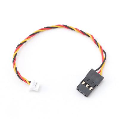China Custom 3P JR to XH2.54 Servo Transfer Cable Assembly 22AWG for FPV Drone Flight Controller for sale
