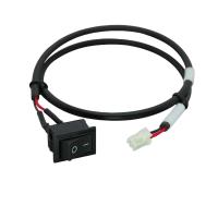 China Custom KCD1 2Pin Rocker Switch Harness 22AWG XH2.54-2P Locking Male Terminal SPST ON OFF for Drone for sale