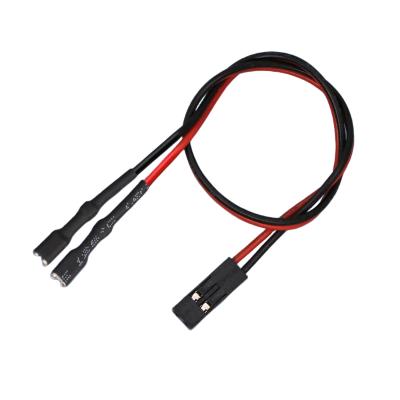 China 22AWG 24AWG Dupont 2.54 Female to 2.8mm 110 Spade Terminal Adapter Wire Harness for FPV Drone for sale