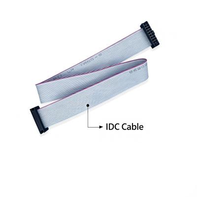 China Custom 2.54mm Pitch IDC Ribbon Cable Assembly 300V UL2651 Grey Flat Wire Harness for Industrial Control FPV Drone for sale