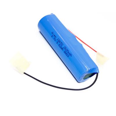 China Rechargeable 18650 Lithium Ion Battery Pack 3.7V 2600mAh 9.62Wh UN38.3 Certified for Power Bank for sale