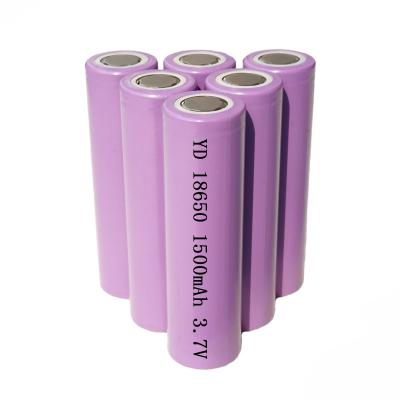 China Custom 18650 Lithium Ion Battery 3.7V 1500mAh OEM ODM for Sensor Nodes ROHS Compliant for sale
