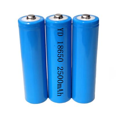 China Samsung 18650 Battery Pack 3.7V 2500mAh UN38.3 Certified Rechargeable Li Ion Battery for Power Tools Customizable for sale