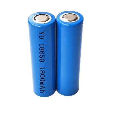 China Custom 18650 Lithium Ion Battery 3.7V 1800mAh IEC62133 Certified for Light Electric Vehicles for sale