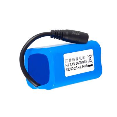 China Custom 7.4V 5600mAh 18650 Lithium Ion Battery Pack with BMS for Robotics for sale