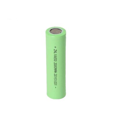 China Custom 18650 Lithium Ion Battery 3.7V 2000mAh Rechargeable Cell UN38.3 Certified for Mini Fans for sale