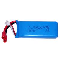 China Custom 7.4V 2000mAh Lithium Polymer Battery for RC Aircraft CE Certified OEM for sale