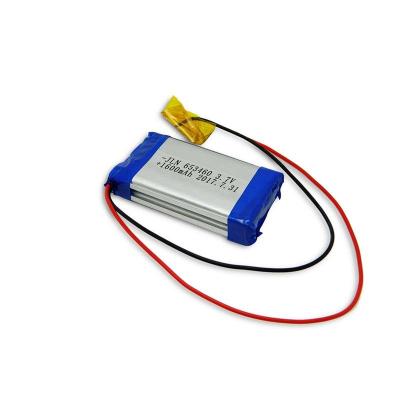 China 3.7V 3200mAh Lithium Polymer Battery Pack 11.84Wh 500 Cycles for LED Desk Lamps ROHS for sale