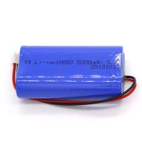 China Custom Rechargeable 18650 Li Ion Battery Pack 3.7V 5200mAh for Cordless Vacuum Cleaners MSDS Certified OEM for sale