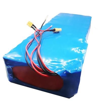 China 60V 20Ah 18650 Lithium Battery Pack 68.11V Charge NMC Cell Dual XT60 Connectors for Inspection Equipment for sale