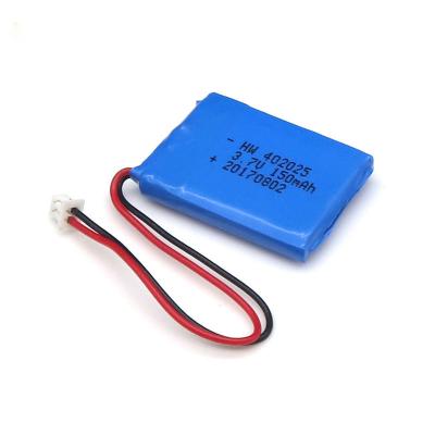 China Custom 150mAh 3.7V Lithium Polymer Battery Pack UN38.3 Certified for RC Accessories for sale