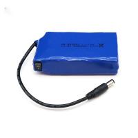 China 12.6V 4000mAh Lithium Polymer Battery Pack Long Cycle Life LiPo with DC Plug for Portable Electronics for sale