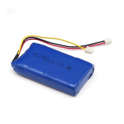 China 3000mAh 7.4V Lithium Polymer Battery Pack IEC62133 for Portable Projectors for sale