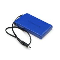 China 8500mAh 12.6V Lithium Ion Battery Pack 18650 Flat Polymer with DC Barrel Plug for Bluetooth Speaker for sale