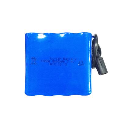 China Custom 7.4V 8000mAh 18650 Lithium Ion Battery Pack 2S 2P High Capacity for LED Strip Lights for sale