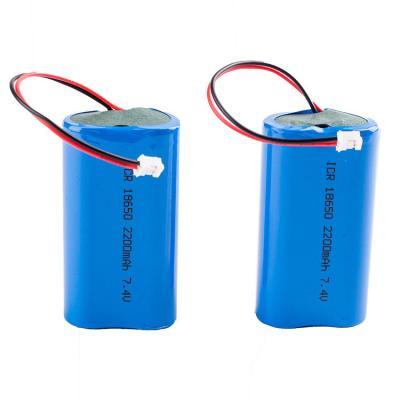 China Samsung 7.4V 2200mAh ICR 18650 Lithium Ion Battery Pack 2S1P UN38.3 Certified for Portable Instruments for sale