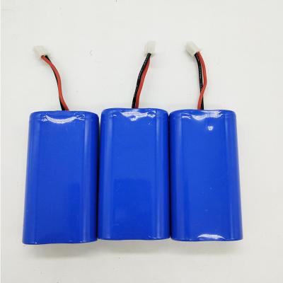 China 18650 Battery Pack 2400mAh 3.7V Lithium Ion Rechargeable Battery with JST Connector for Portable Speakers for sale