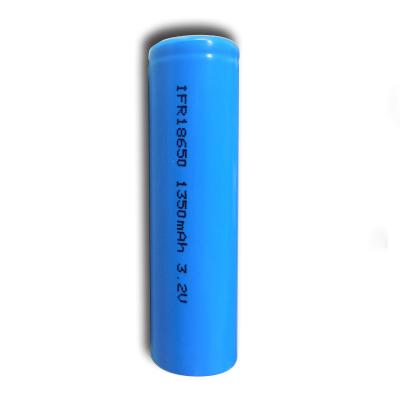 China 18650 1350mAh Lifepo4 Battery Cells From Lithium Battery for sale