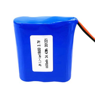 China Samsung 18650 Lithium Ion Battery Pack 3.7V 6600mAh High Capacity for Power Tools for sale