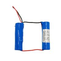 China Custom 7.4V 2500mAh 18650 Lithium Ion Battery Pack 2 Cell Series for Portable Electronics for sale