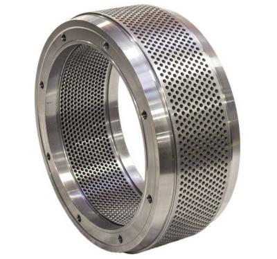 China Buhler 420.108 X46Cr13 / 4Cr13 Pellet Machine Ring Die CNC Machining Clamp Type for sale