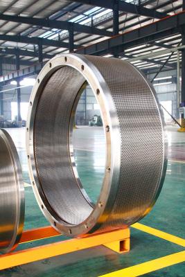 China MUYANG 35 High Precision Annealing Stainless Steel Pellet Mill Dies Clamp Type for sale