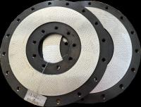 China High Wear Resistance Alloy For Hengrun 145-2 Flat Dies With Dia 1.0mm 1698 Holes for sale