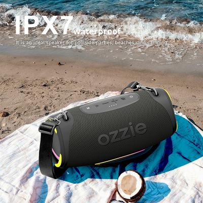 China 2026 Trend Speaker Parlantes Bluetooth 80w Wireless Bass Speakers Led Ipx7 Waterproof Fabric Woofer Speakers for sale