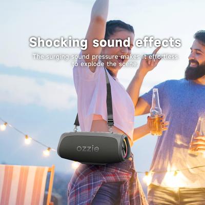 China Caixa De Som Portatil Bluetooth Speaker Auracast IPX7 Waterproof Heavy Bass LED Wireless Speaker 60W Portable Outdoor Party Use for sale