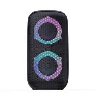 China New Products Bluetooth Party Speaker 60w Heavy Bass Rgb Light Karaoke Party Speaker with Microphone Portable Speaker for sale