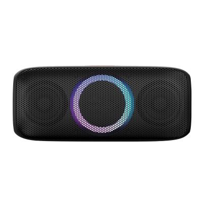 China Trending Products 2026 New Arrivals Subwoofer pa Speaker 40w Big Bass Led Light Party bluetooth Wireless Speaker for sale
