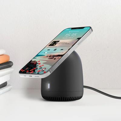 China 15W Wireless Charger Speaker ABS Materials with 800mAh Battery for sale