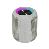 China 10W Fabric Wireless Portable Speaker 2200mAh With LED Lights Waterproof IPX7 for sale