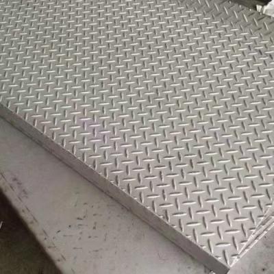 China Hot Rolling SUS301 Elevator Finish Pattern Steel Plate  Diamond Plate Sheets for sale