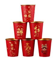 China Red Gold Aluminum Foil Cup Thickened High Temperature Resistant Food Grade Wood Pulp for sale