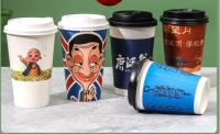 China Double Layer Insulated 360 Full Color Printing Thickened Leak Proof Paper Cup for sale