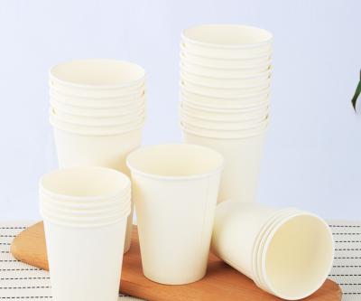 China Single Wall Paper Coffee Cup Custom Logo Eco Friendly Leak Proof Hot Drink for sale