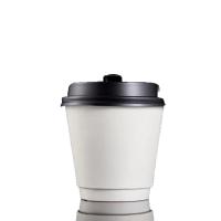 China Double-Wall Insulated Leak Proof Customizable Logo Takeaway Paper Cup for Hot Drinks for sale