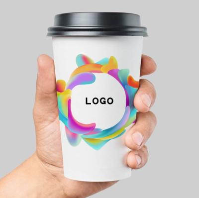 China Customizable Leak Resistant Eco Friendly Paper Cups for Hot Tea Coffee Takeaway for sale
