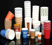 China Premium Extra-Thick Food-Grade Disposable Paper Cups with Custom Logo for Hot Drinks for sale