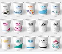 China Custom thick wall paper cups with high definition printing and flexible branding options for hot beverages for sale