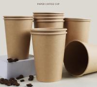China Custom Thick-Wall Leak Proof Biodegradable Coffee Paper Cups for Takeaway Hot Drinks for sale