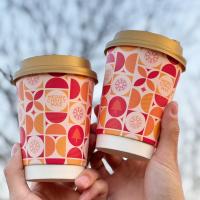 China Disposable paper cup with leak proof seal and heat insulation for eco friendly takeaway coffee and tea for sale