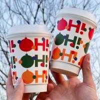 China Disposable paper cup with leak proof seal and heat insulation for eco friendly takeaway coffee and tea for sale
